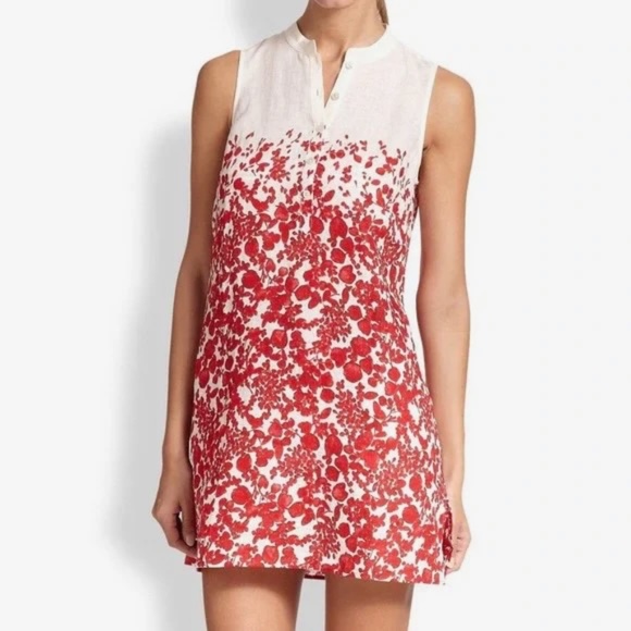Tory Burch | Dresses | Tory Burch Issy Floralprint Voile Sundress Xs ...